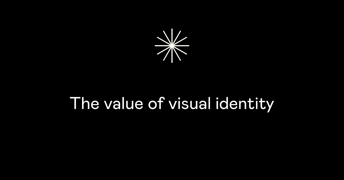 The value of visual identity